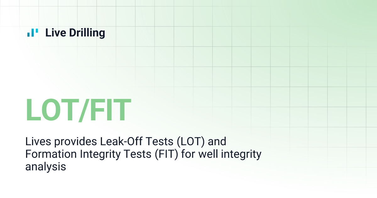 LOT/FIT | Live Drilling